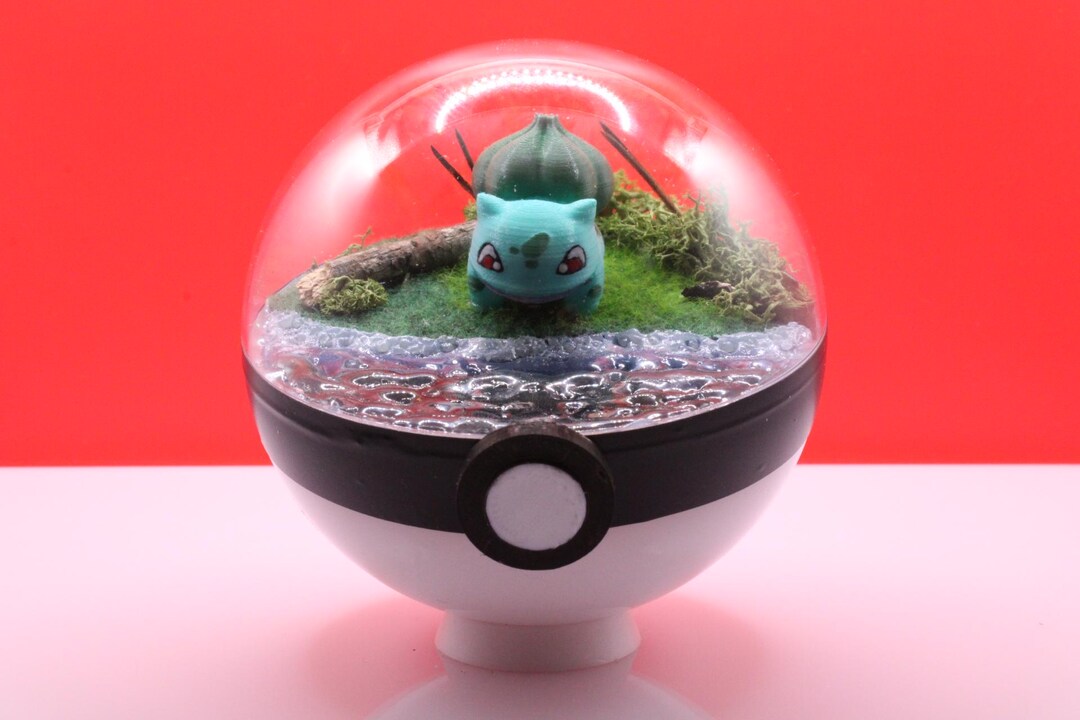 Poké Ball Diorama Little Bulbi - Etsy