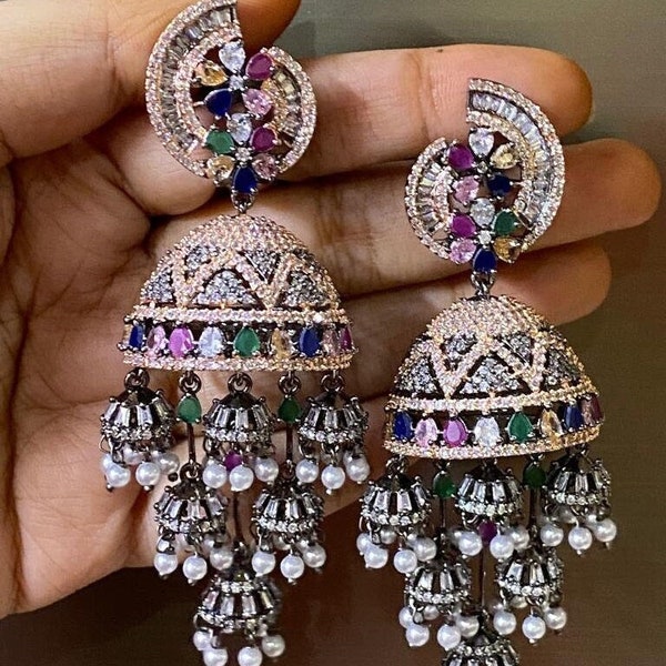 Jhumka - Etsy