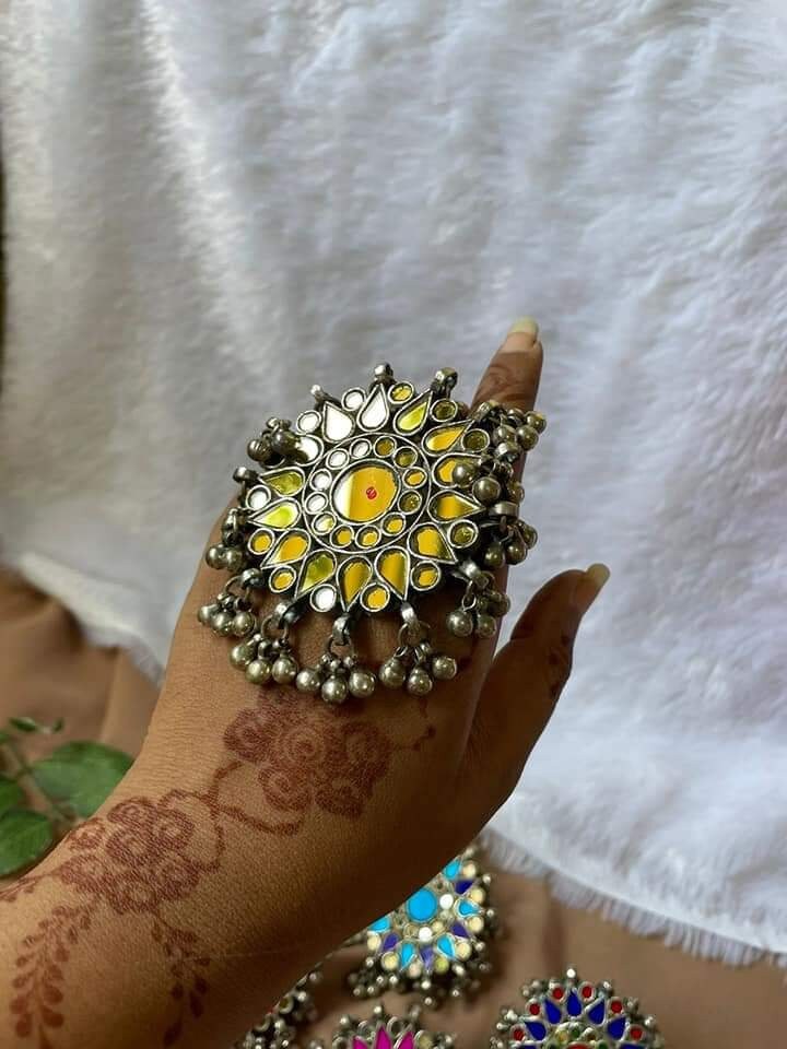 Indian Ring traditional Ringstribal Jewelry for Womenglass - Etsy