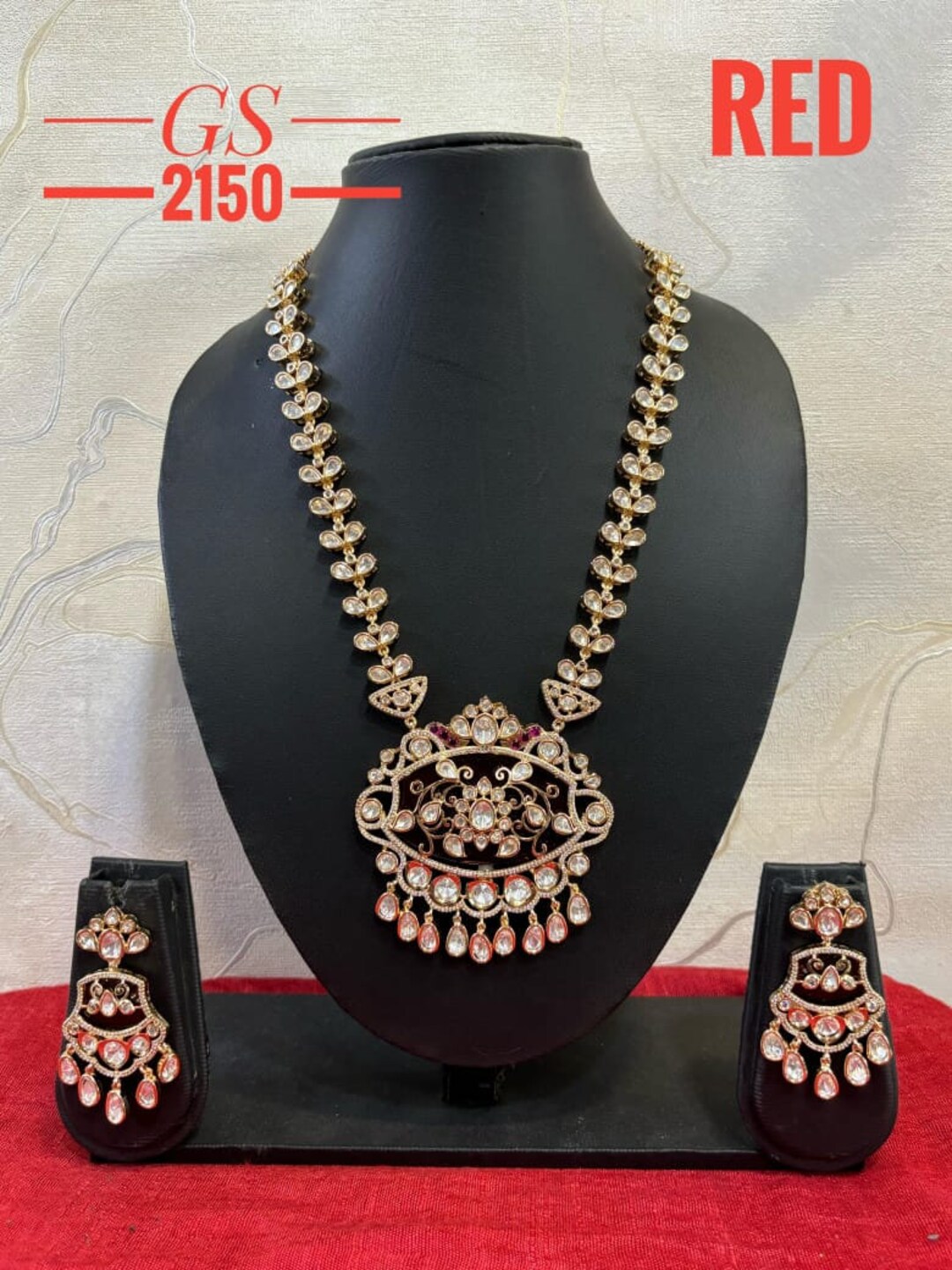 Polki Diamond Set/jadau Set/victorian Uncut Polki Diamond Necklace Set ...