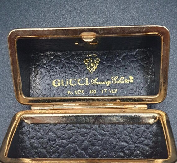 vtg Gucci cigarette case authentic vintage rare - Gem