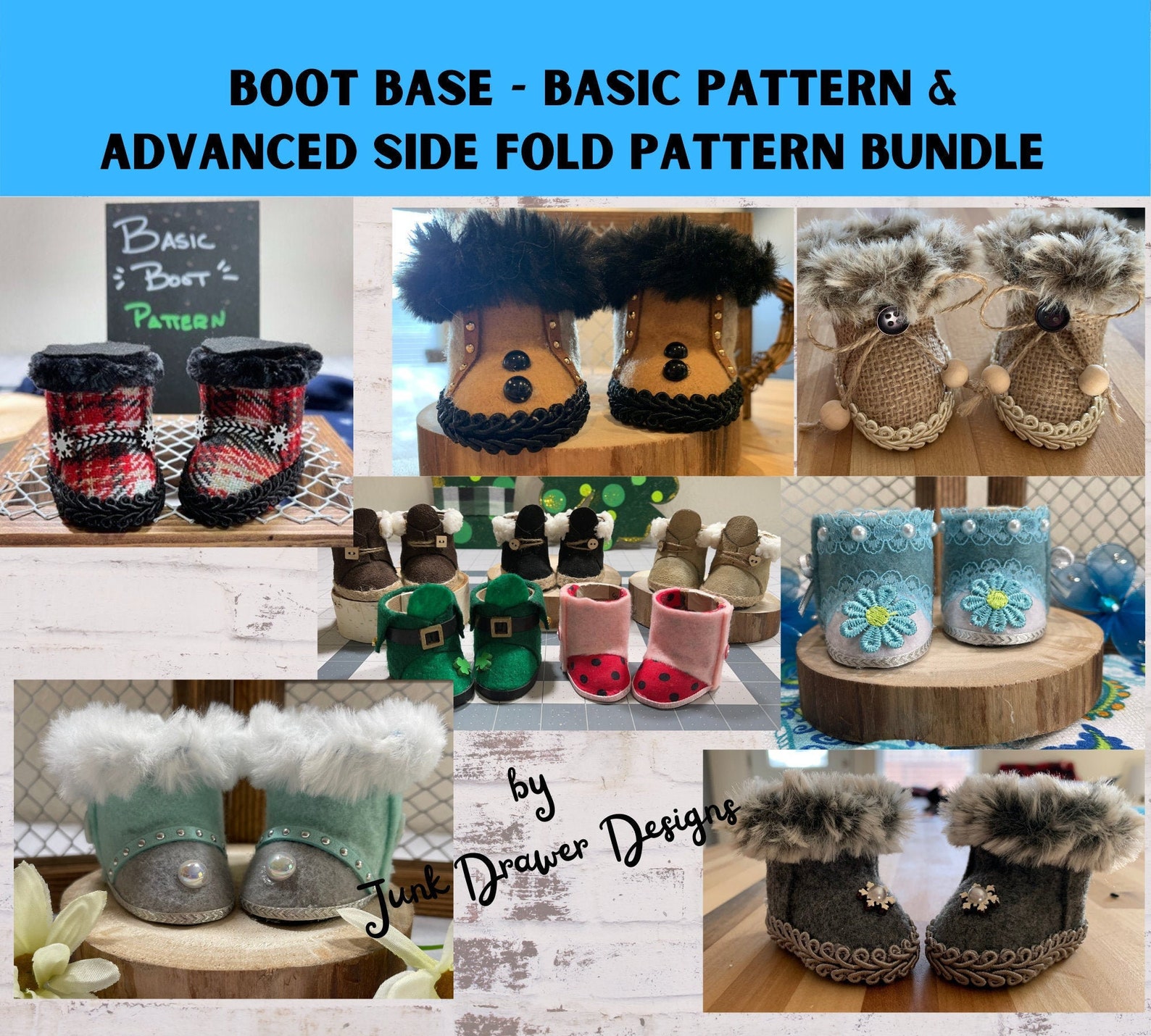 Gnome Boot PDF Pattern Bundle | Beginner to Advanced - Etsy Canada