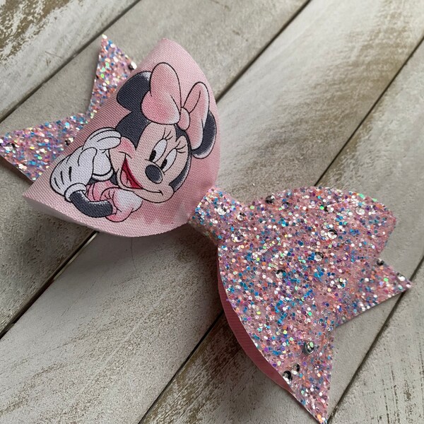 Minnie Mouse Hair Bow - Etsy