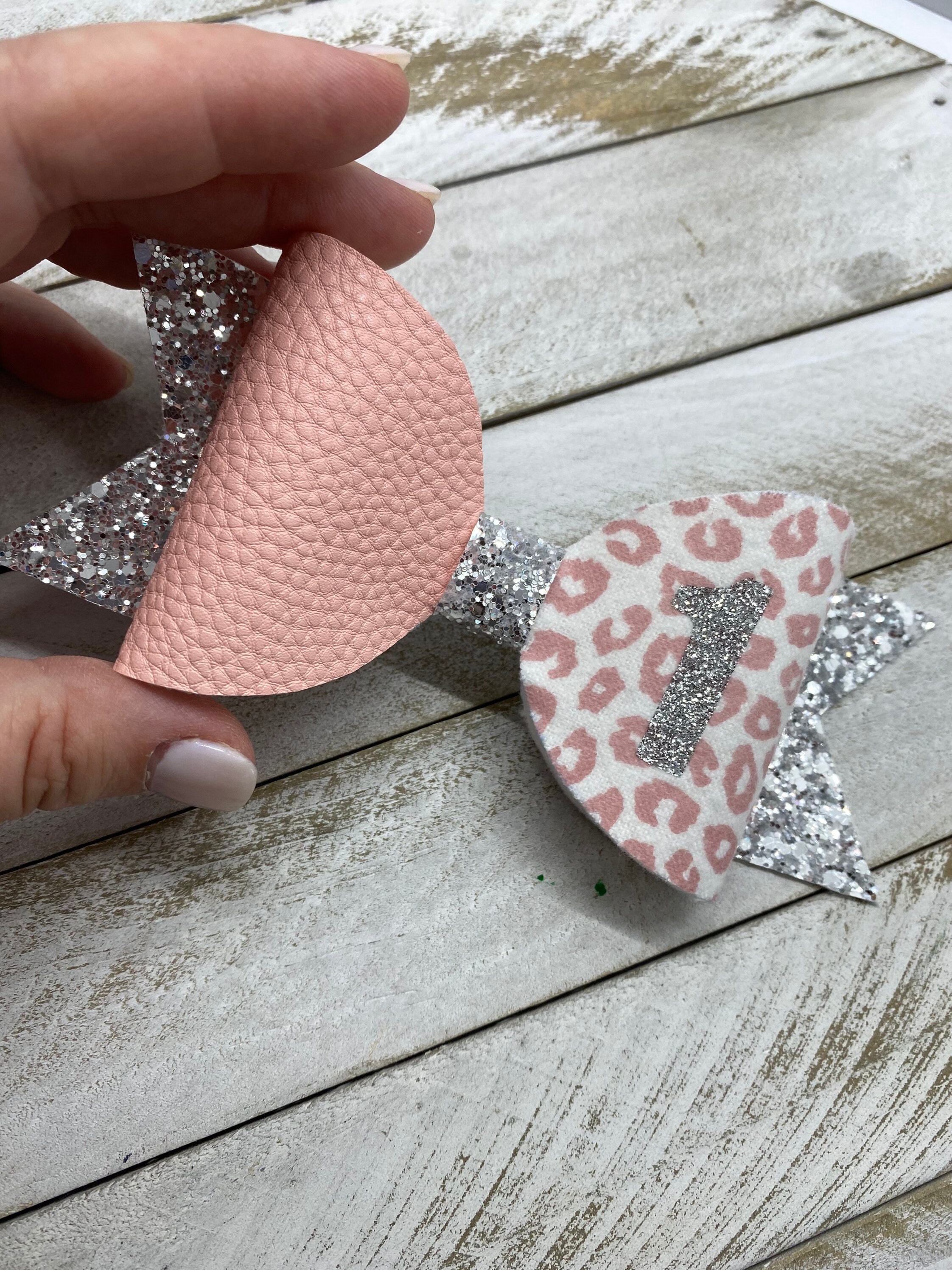 Ein Jahr alt Geburtstag Schleife Haarspange oder Stirnband | Etsy