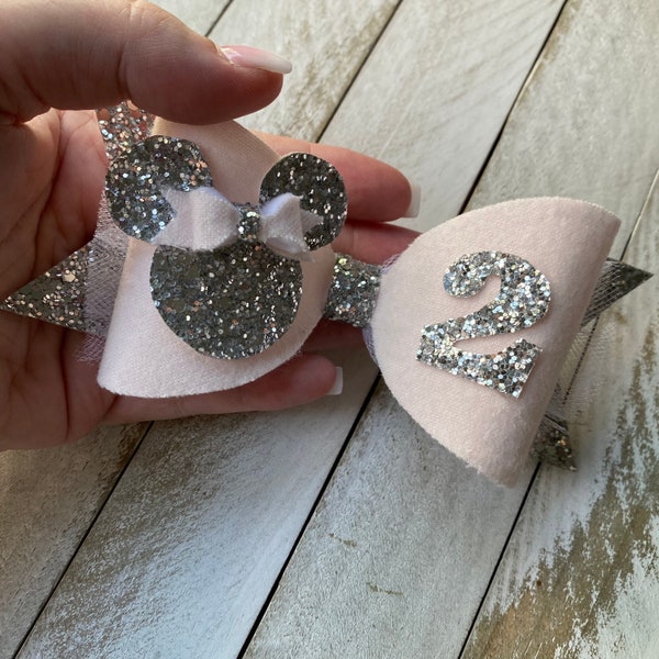 Minnie Mouse Hair Bow - Etsy