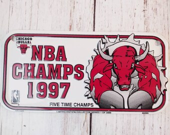 Chicago Bulls License Plate - Etsy