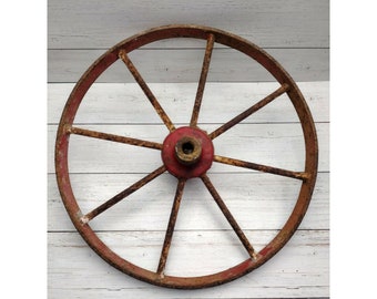 Antique Cast Iron Wheel | Etsy