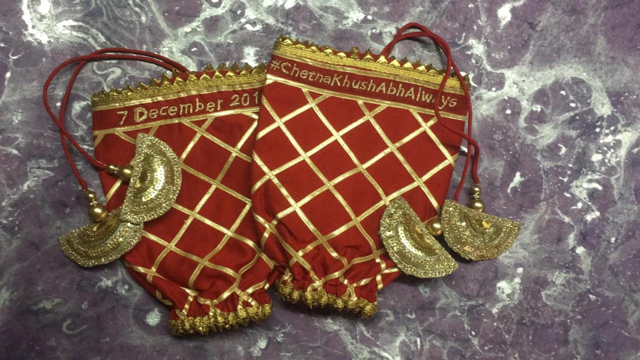 Personalized Chooda Covers, Embroidered Bridal Choora / Chooda Punjabi ...