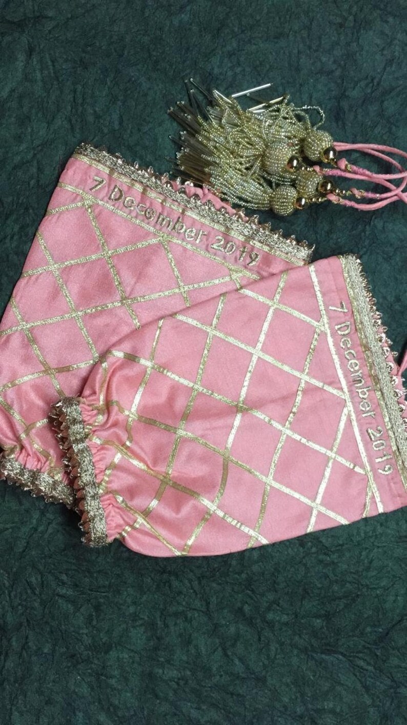 Personalized Chooda Covers, Embroidered Bridal Choora / Chooda Punjabi ...