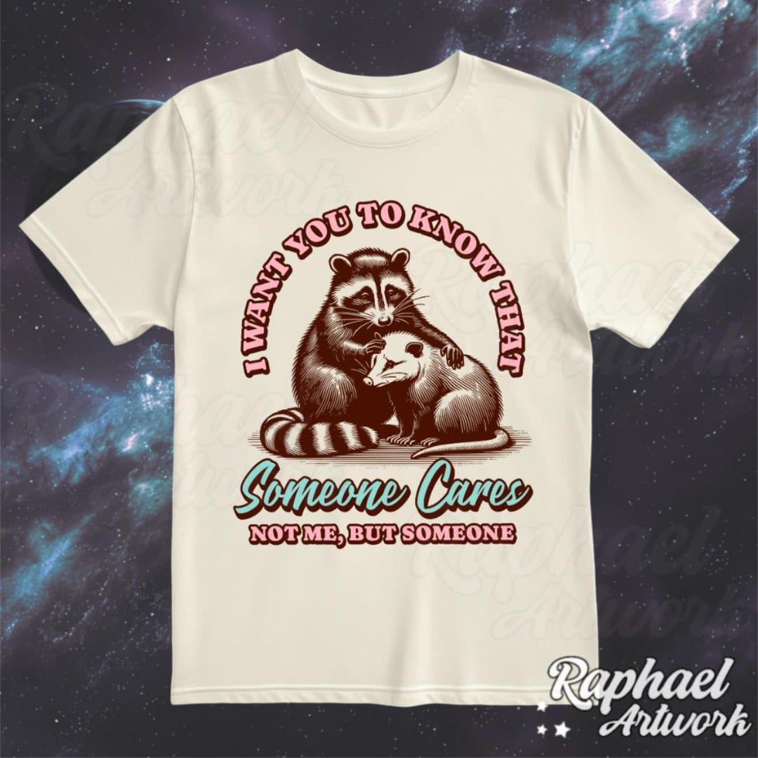 Sarcastic Racoon Vintage 90s Graphic Tee, Retro Feral Summer Shirt ...