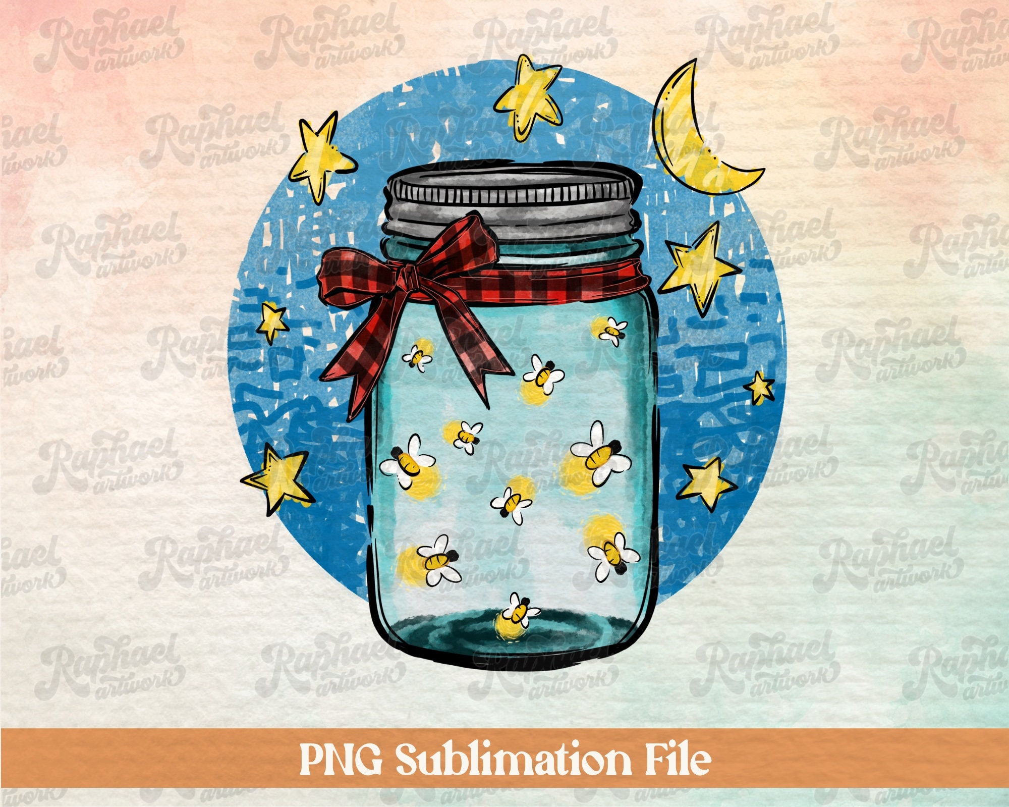 Firefly Mason Jar Clipart