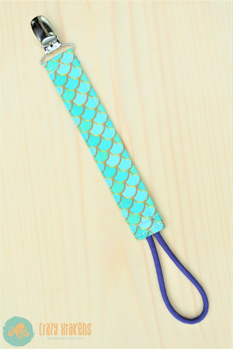 Mermaid Pacifier Clip Sea Creature Pacifier Clip - Etsy