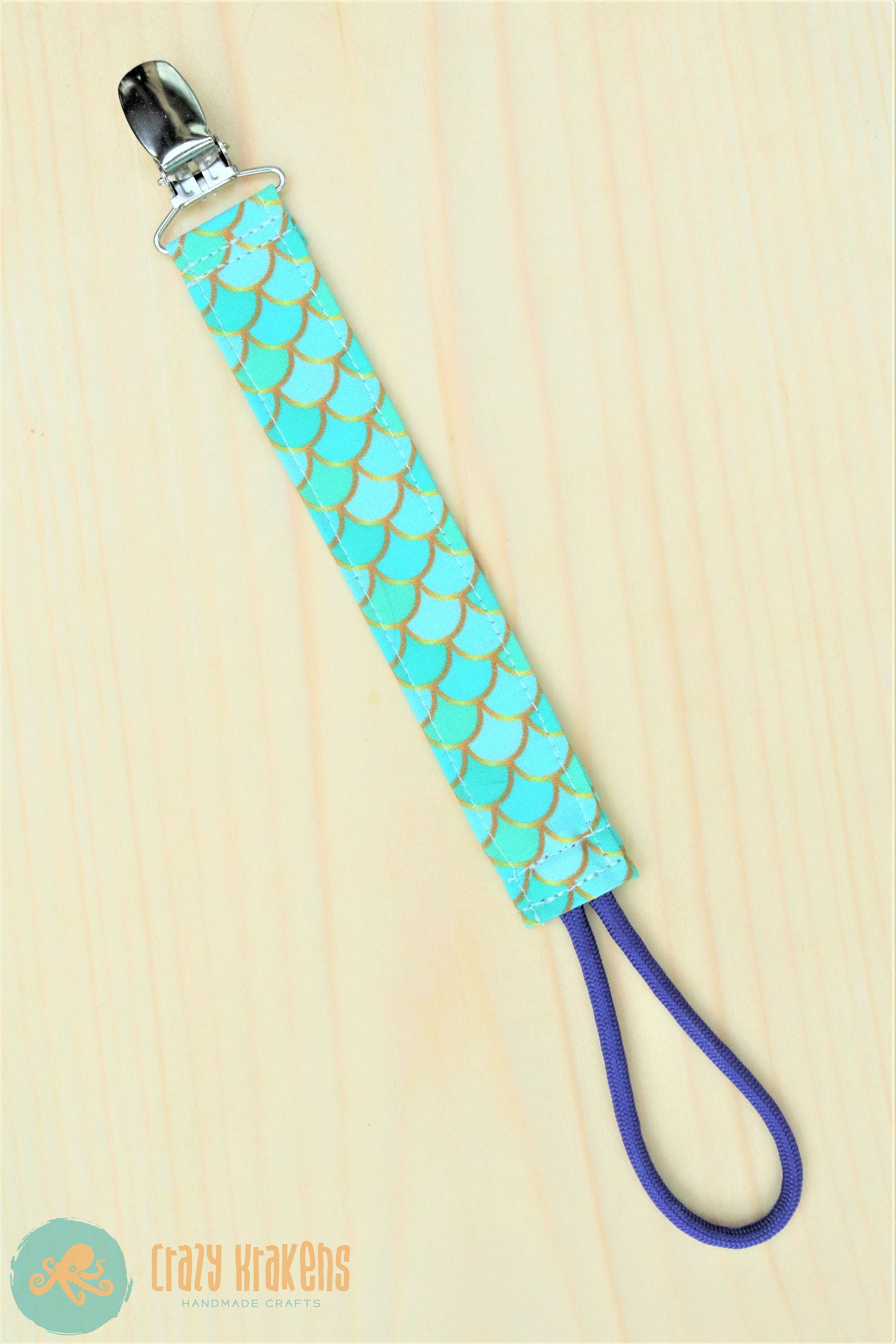 Mermaid Pacifier Clip Sea Creature Pacifier Clip - Etsy