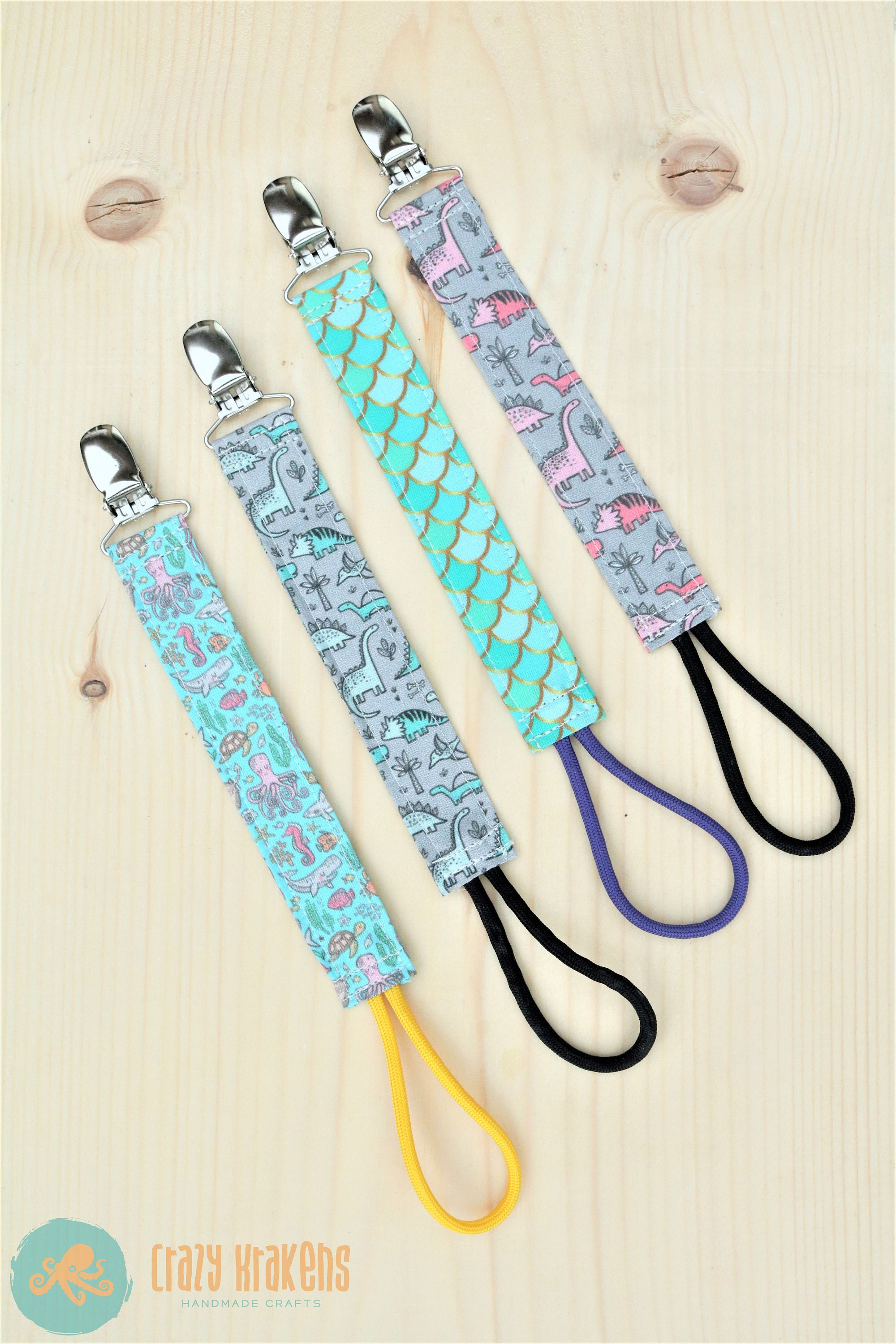 Mermaid Pacifier Clip Sea Creature Pacifier Clip - Etsy