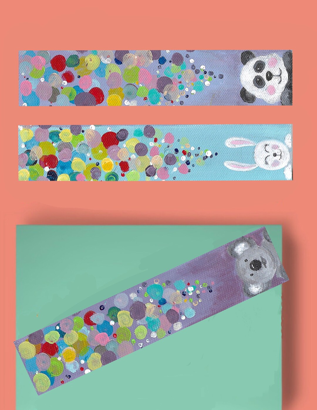 Cute Animal Printable Bookmarks, Digital Bookmarks, Bookmark, Digital ...