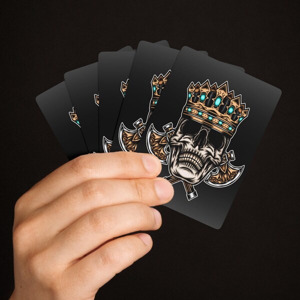 Crown Playing Cards - Etsy
