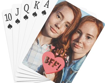 Custom Text Playing Cards - Etsy