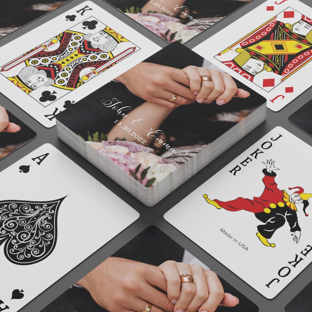 Custom Printed Playing Cards Personalized Poker Cards Personalized ...