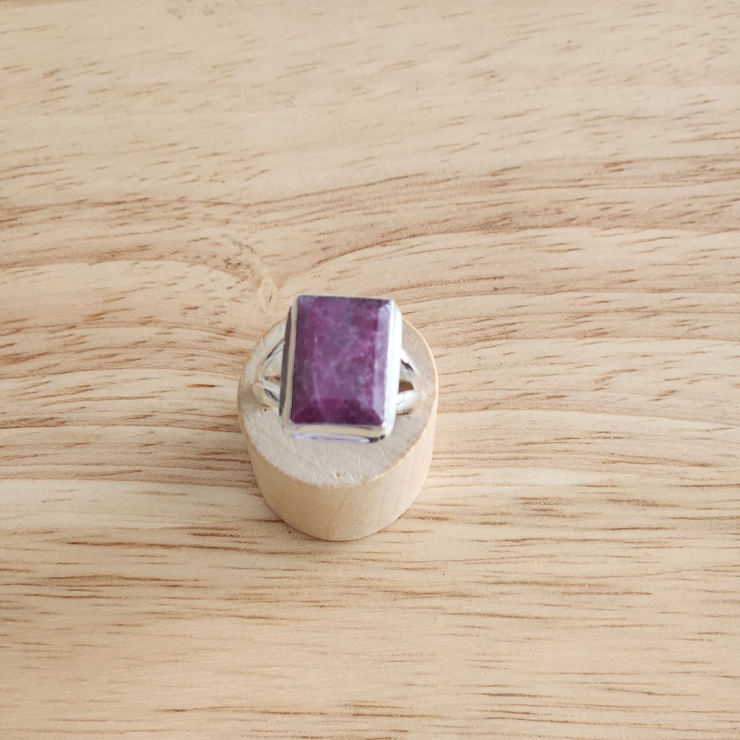 Brilliant, Rare Genuine Natural Ruby Rings Handcrafted in 925 Sterling ...