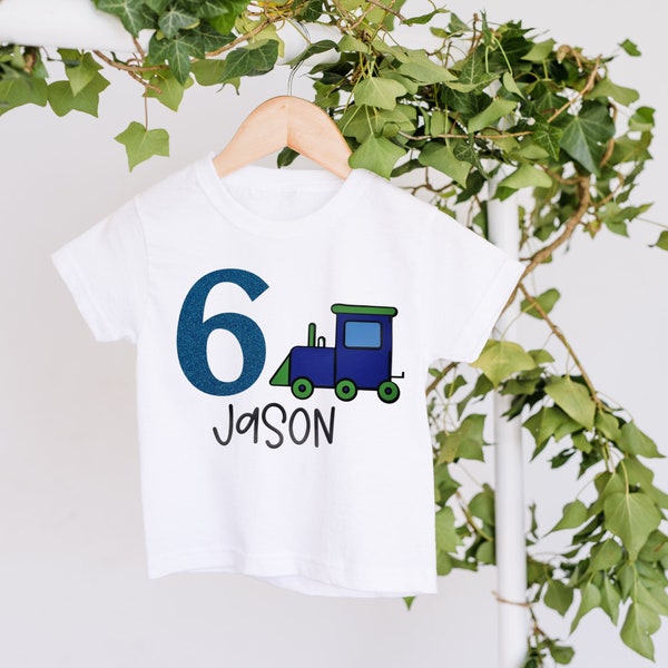 Train Birthday Shirt - Etsy