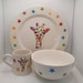 Giraffe Plate Set - Children's Dinner Sets - Personalised Plate ...