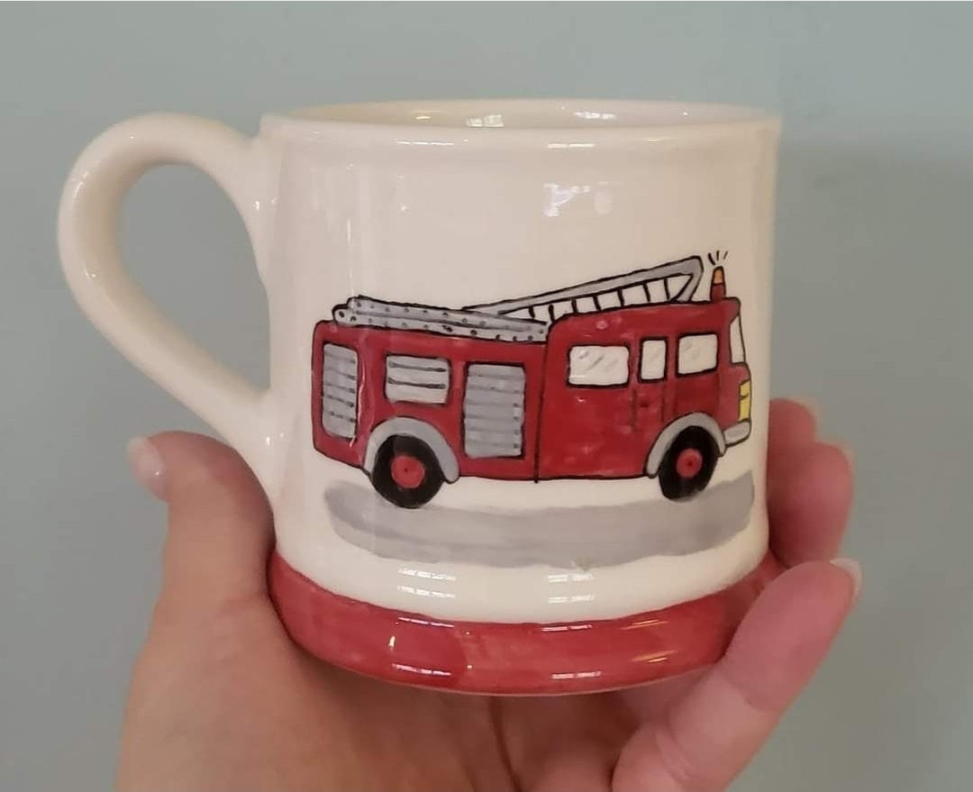 Fire Engine Mug - Fireman - Boys Mug - Boys Birthday- Personalised ...