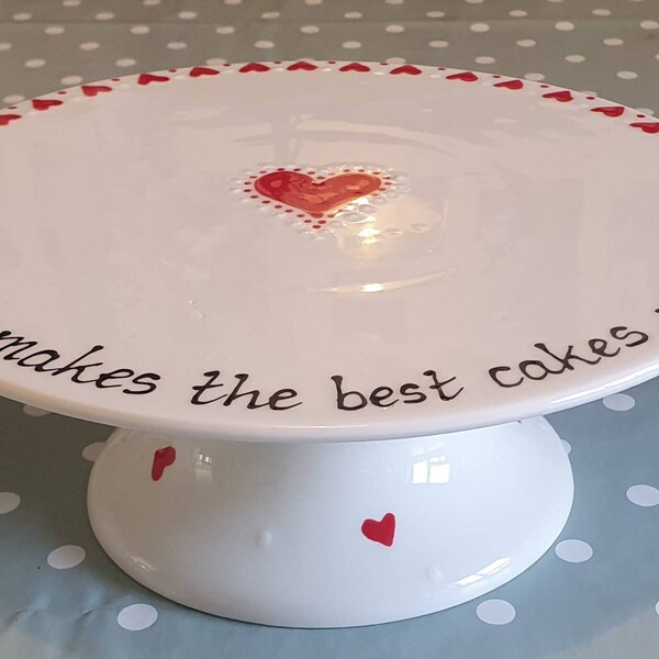 Heart Cake Stand - Etsy