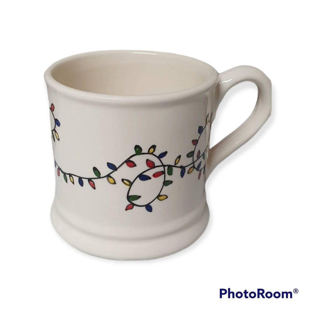 Fairy Light Christmas Mug Personalised Christmas Lights Fairy Light Mug ...