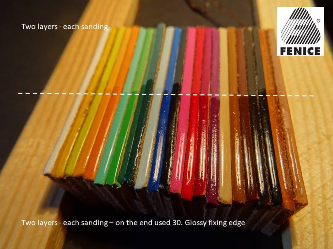 FENICE Section Lacquer TOP MATT, Edge Paint, Made in Italy - Etsy
