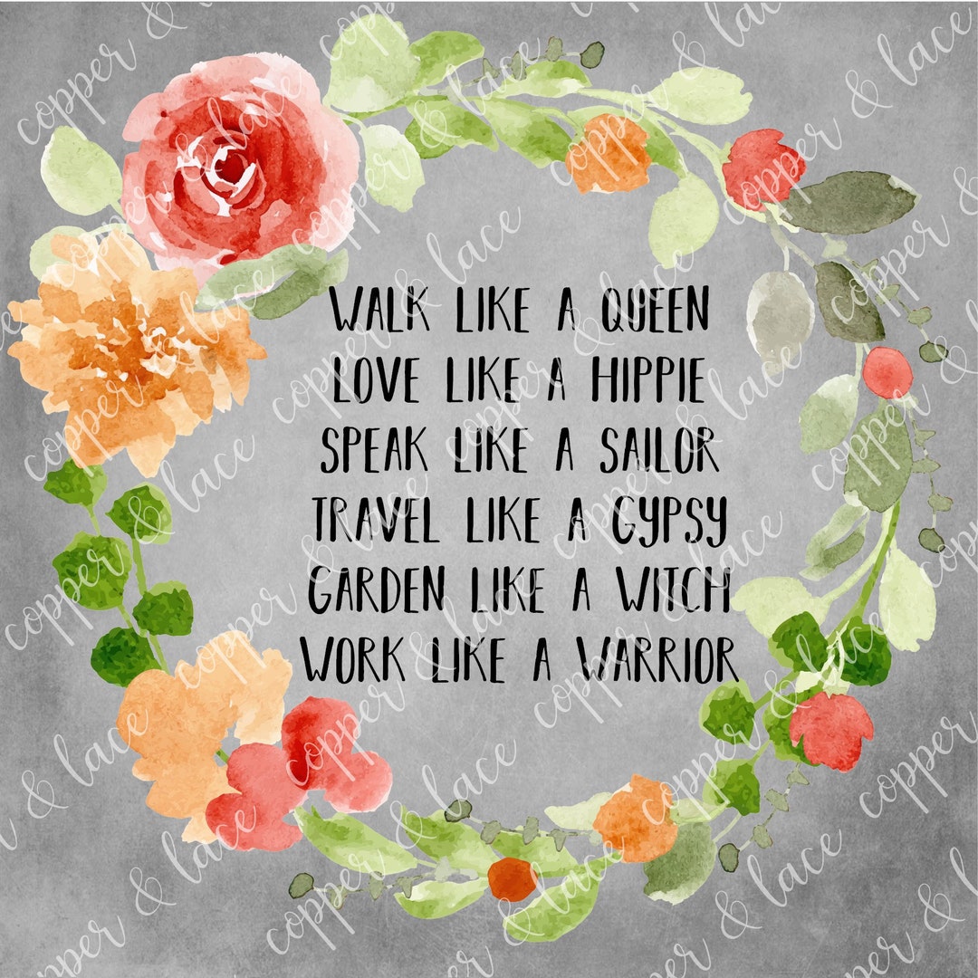 Walk Like a Queen PNG - Etsy