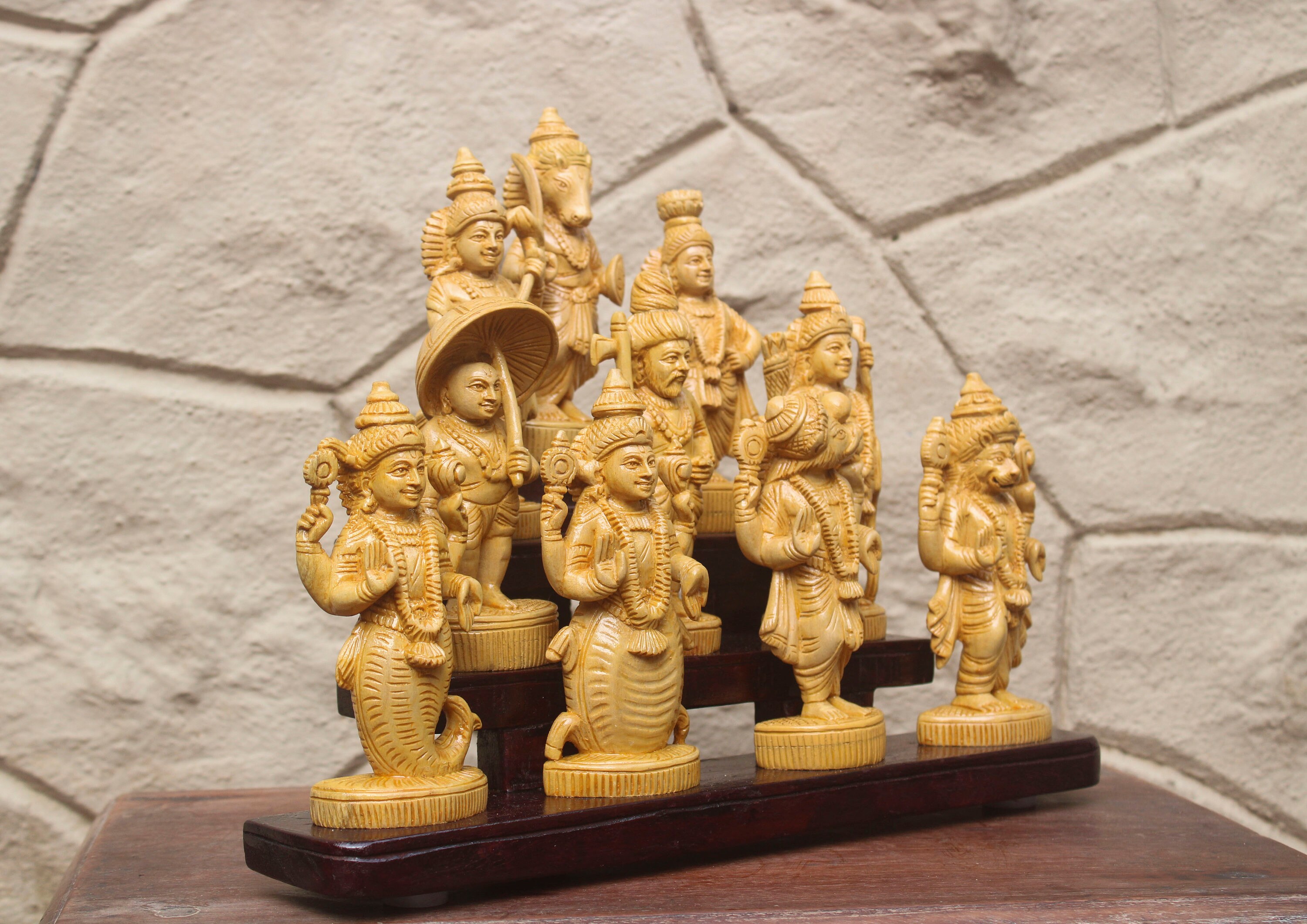 Dashavatar Statue Vishnu Avatar Sculpture Hindu Home Decor - Etsy UK