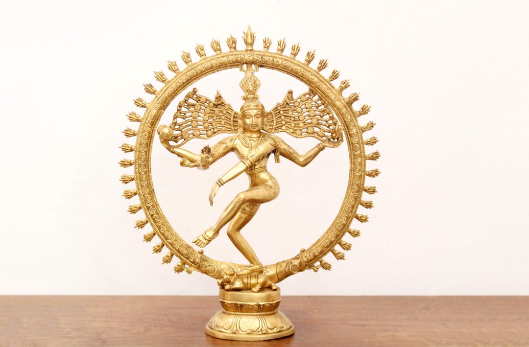 Nataraja Vigrah Dancing Shiva Statue Indian Hindu Home Decor Memento Gift Idol Siva Temple ...