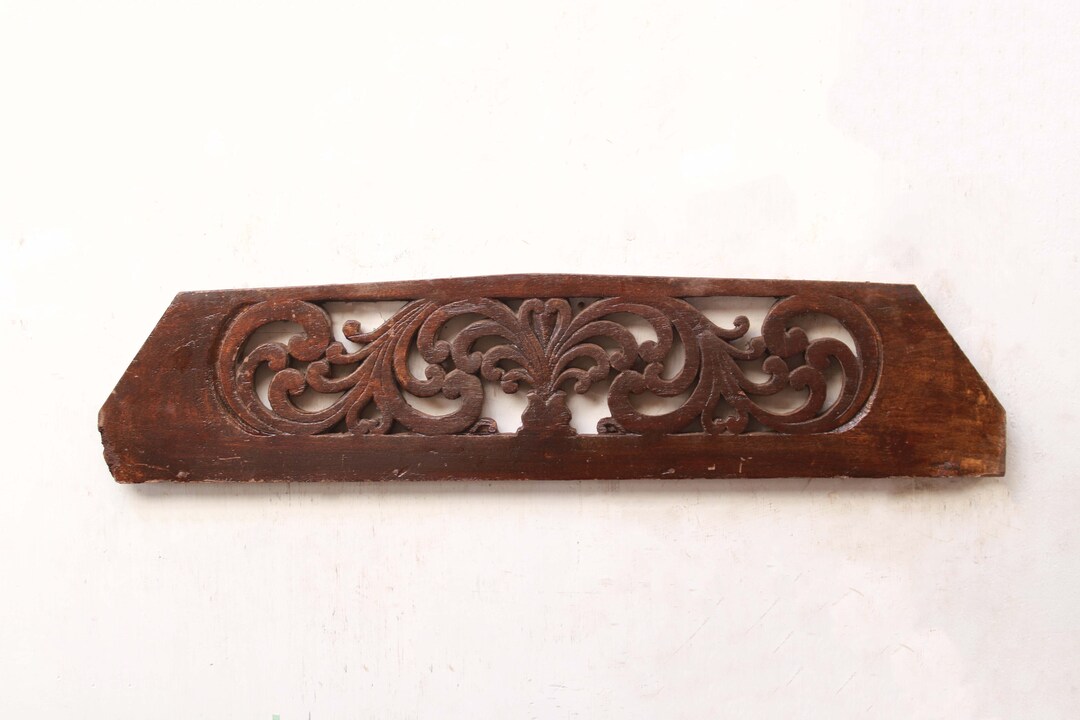 Antique Home Decor Wall Hanging Panel Wooden Lintel Entrance Door Top ...