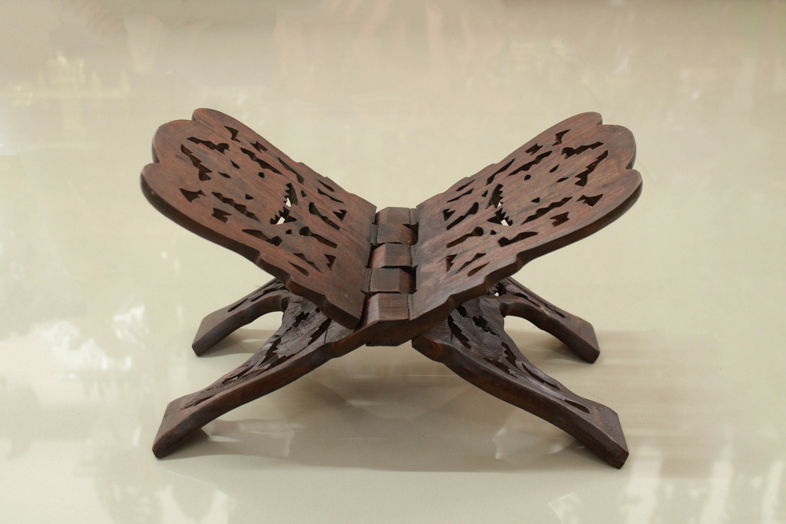 Book Holder Wooden Bible Stand Rehal Book Rest Tawla Reading Stand ...