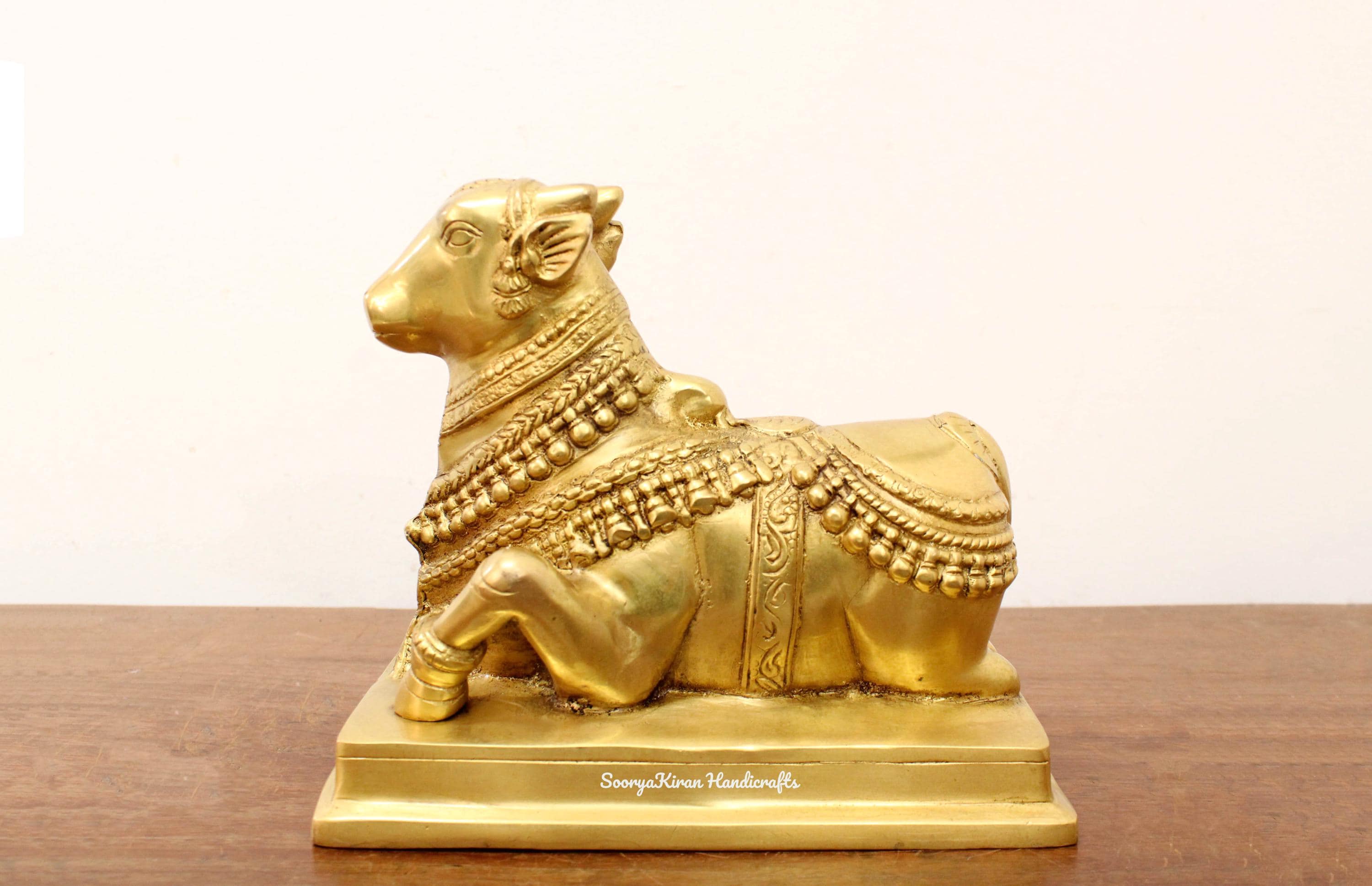 Nandi Statue Shiva Bull Sculpture Hindu Temple Mandir Garden Decorative ...