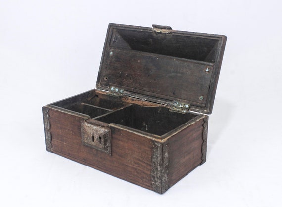 Antique Wooden Box Portable Storage Box Rosewood Jewe… - Gem