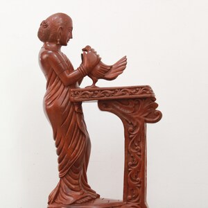 Hamsa Damayanti Statue Raja Ravi Varma Painting Art Sculpture Vintage ...