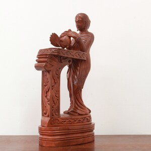 Hamsa Damayanti Statue Raja Ravi Varma Painting Art Sculpture Vintage ...
