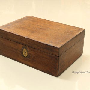 Wooden Box Antique Trunk Vintage Decor Rectangular Box Decorative ...