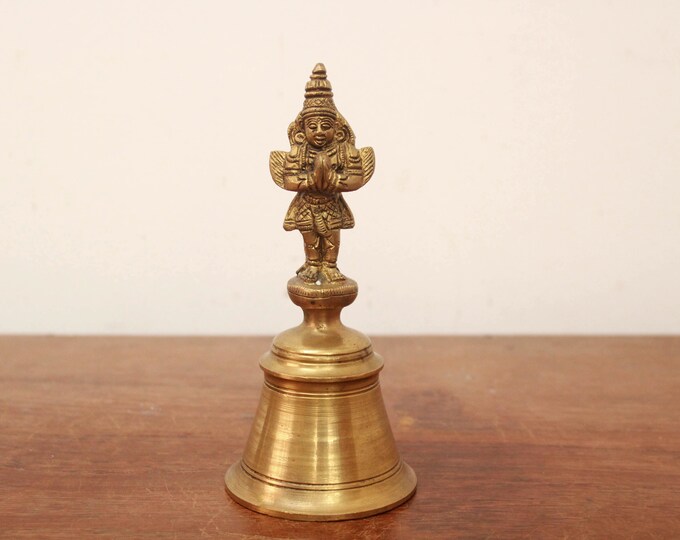 Pooja Bell Hindu God Hanuman Statue Garuda Idol Handbell Gift Aarti ...