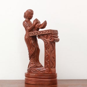 Hamsa Damayanti Statue Raja Ravi Varma Painting Art Sculpture Vintage ...