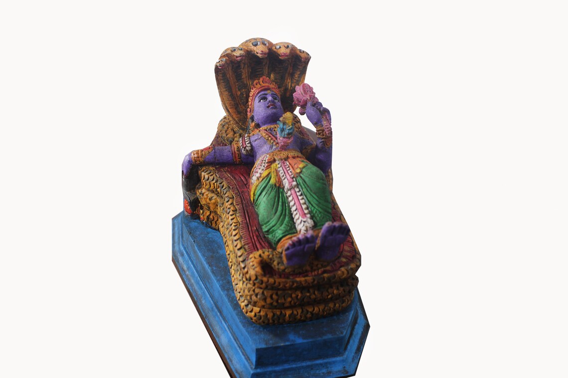 Anantashayana Vishnu Vintage Sleeping / Resting Vishnu | Etsy
