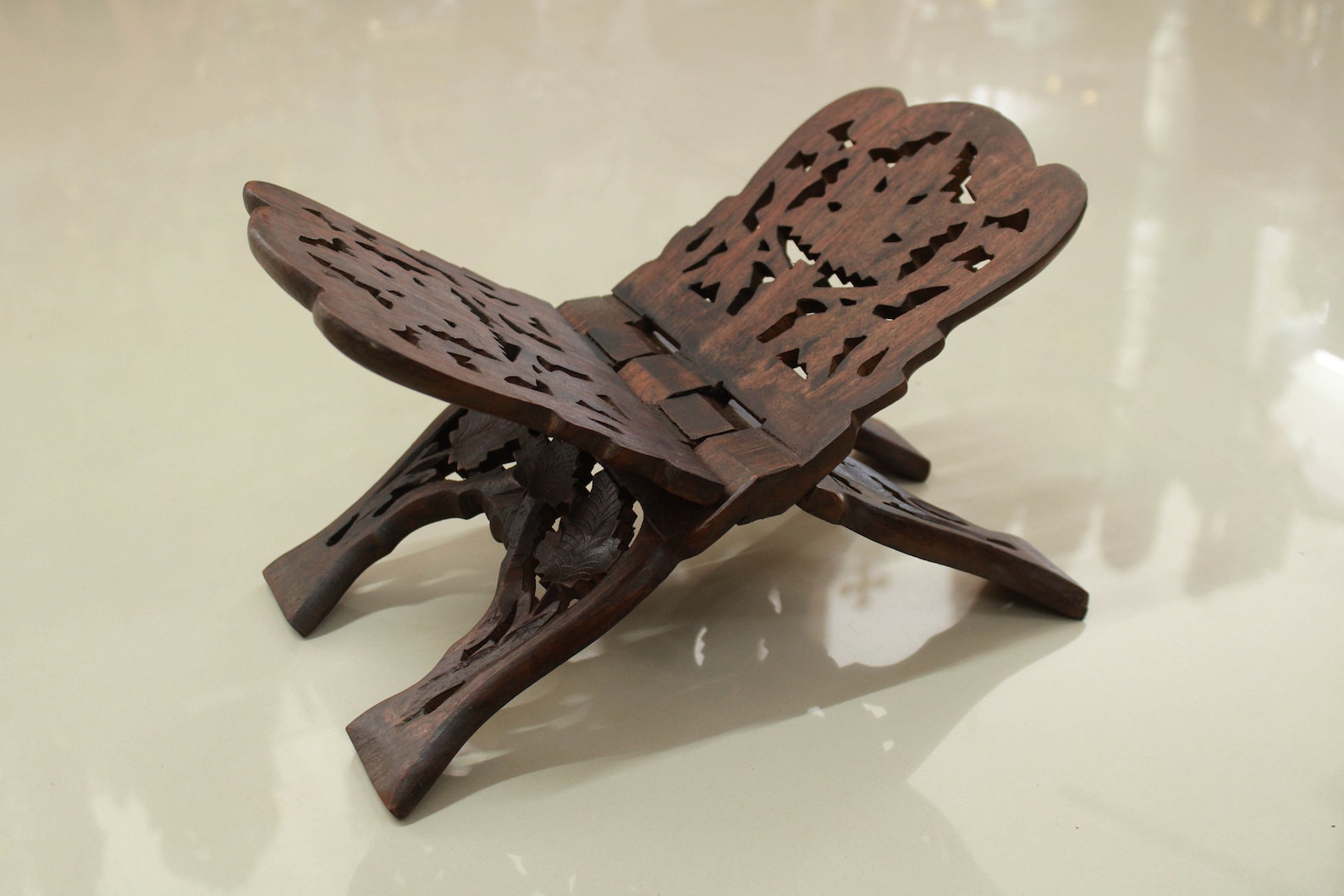 Book Holder Wooden Bible Stand Rehal Book Rest Tawla Reading Stand ...