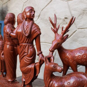 Vintage Home Decor Shakuntala Looking for Dushyanta Statue Raja Ravi ...