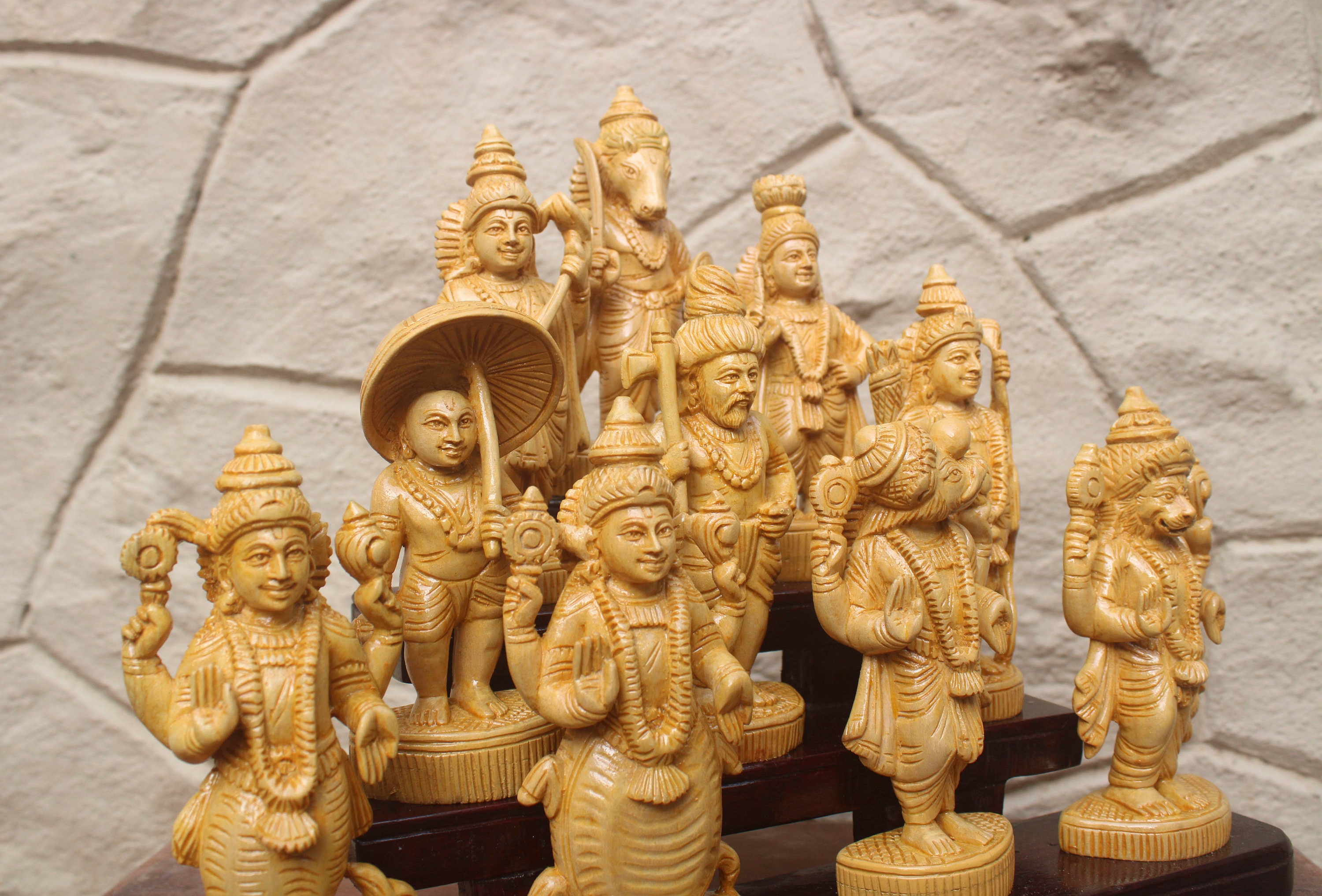 Dashavatar Statue Vishnu Avatar Sculpture Hindu Home Decor - Etsy UK