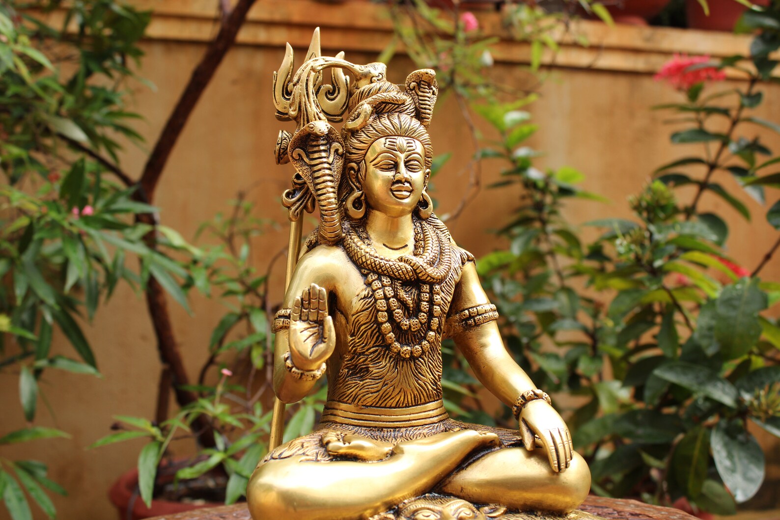 Meditating Shiva Statue Brass Shiva Sculpture Sitting Shiva Statue ...