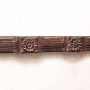 Antique Mandala Wall Panel Wooden Lintel Window Door Beading Horizontal ...