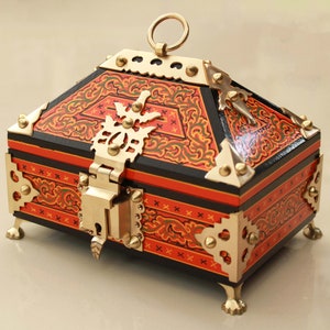 Jewelry Box Wooden Trinket Jewellery Box Ornament Small Wedding ...