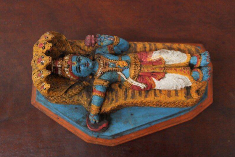 Ananthasayanam Statue Sleeping / Resting Vishnu Ananthashayi - Etsy