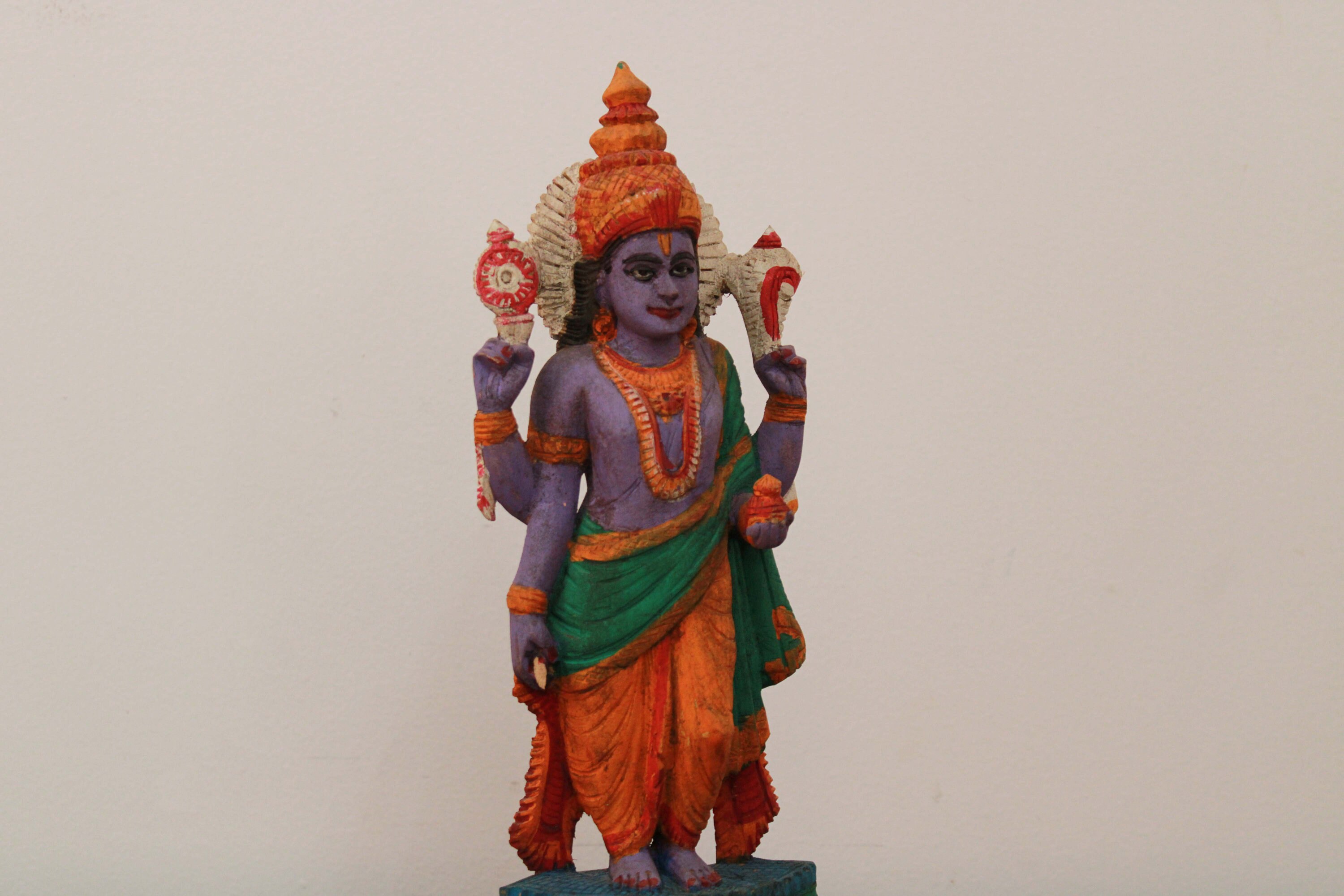 Vintage Vishnu Statue Antique Standing Mahavishnu Sculpture - Etsy